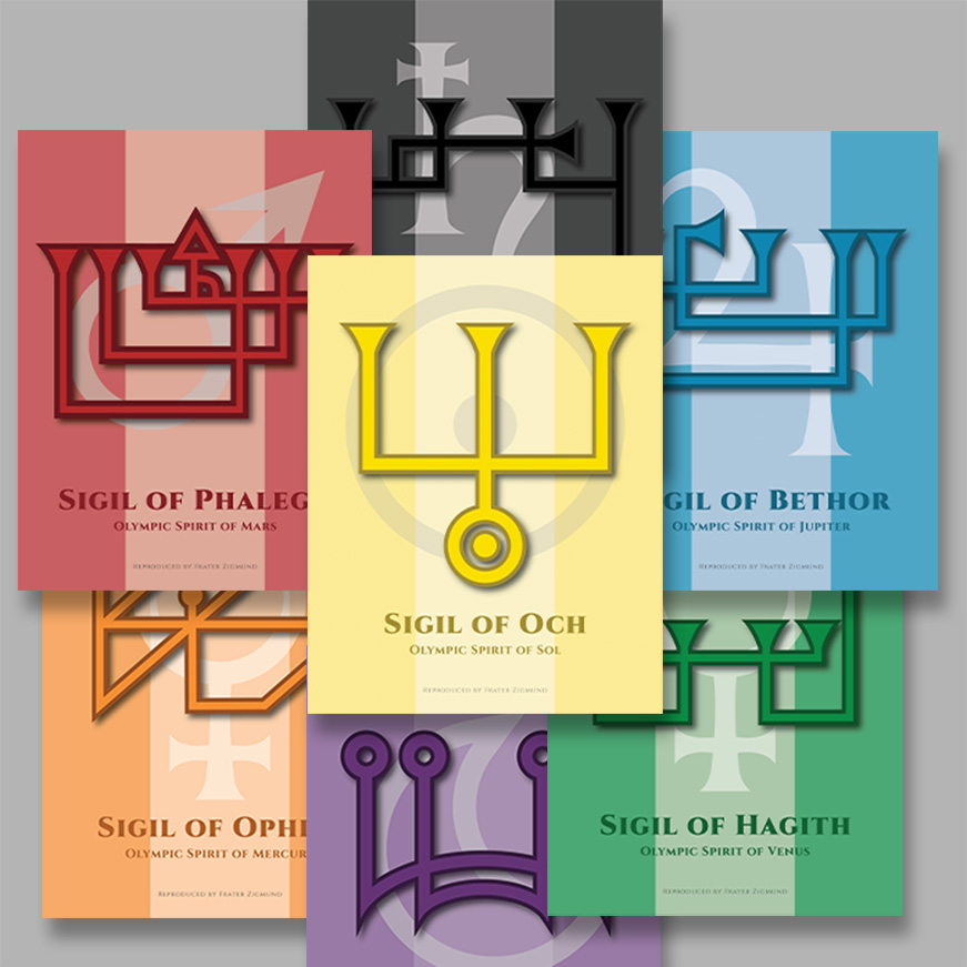 Sigils of the Olympic Spirits of Arbatel – Frater Zigmund
